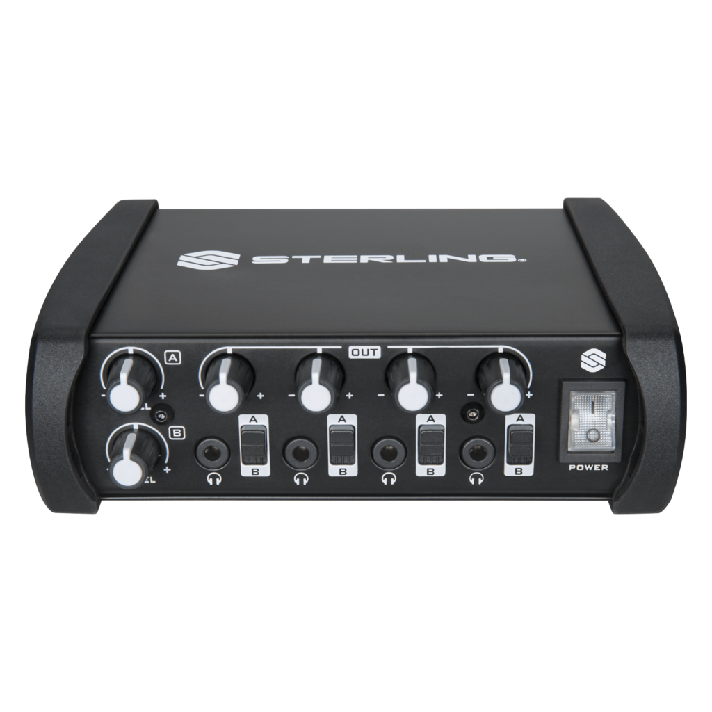 Sterling SH4 4CH Headphone Amplifier — Event Lighting, Sound, and Video ...